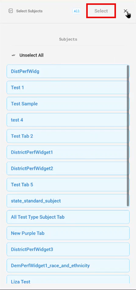 Students Needing Support Widget
